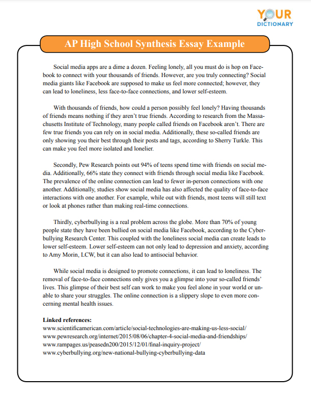 How To Write An Effective Synthesis Essay Tips Examples